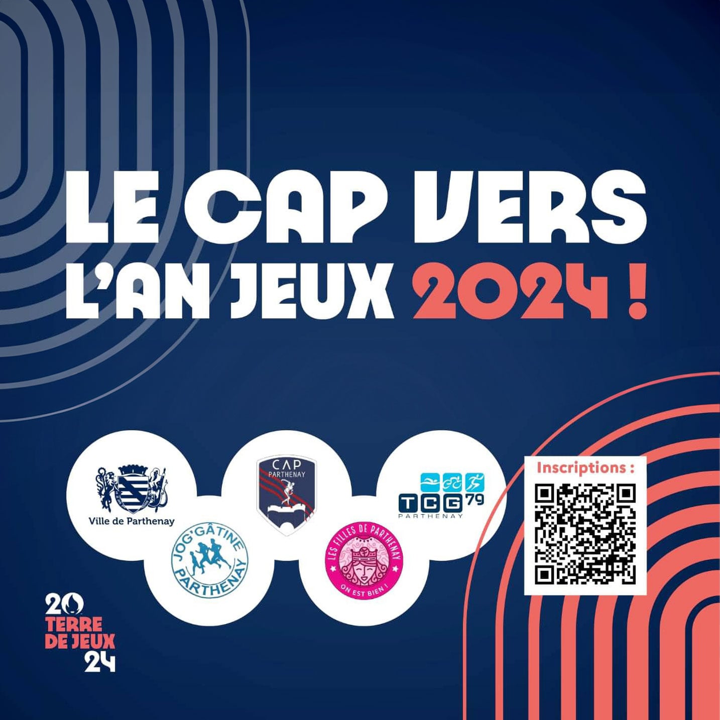 Le cap vers l'an jeux 2024 - Les Filles de Parthenay